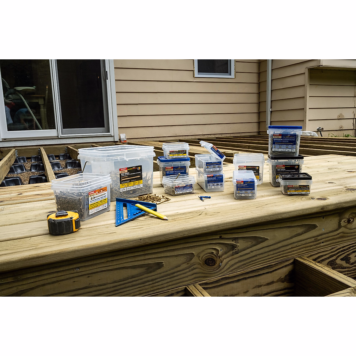 Saberdrive Star Drive Floorboard Screws with Wings, 1lb Box, Approx. 32 Pieces - 1/4" x 3" Self Tapping Screws, Heat, Abrasion, & Corrosion Resistant Thread Forming Metal Screws for Flooring, Repair