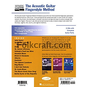 Acoustic Guitar Fingerstyle Method Book with Online Audio (Acoustic Guitar Private Lessons)