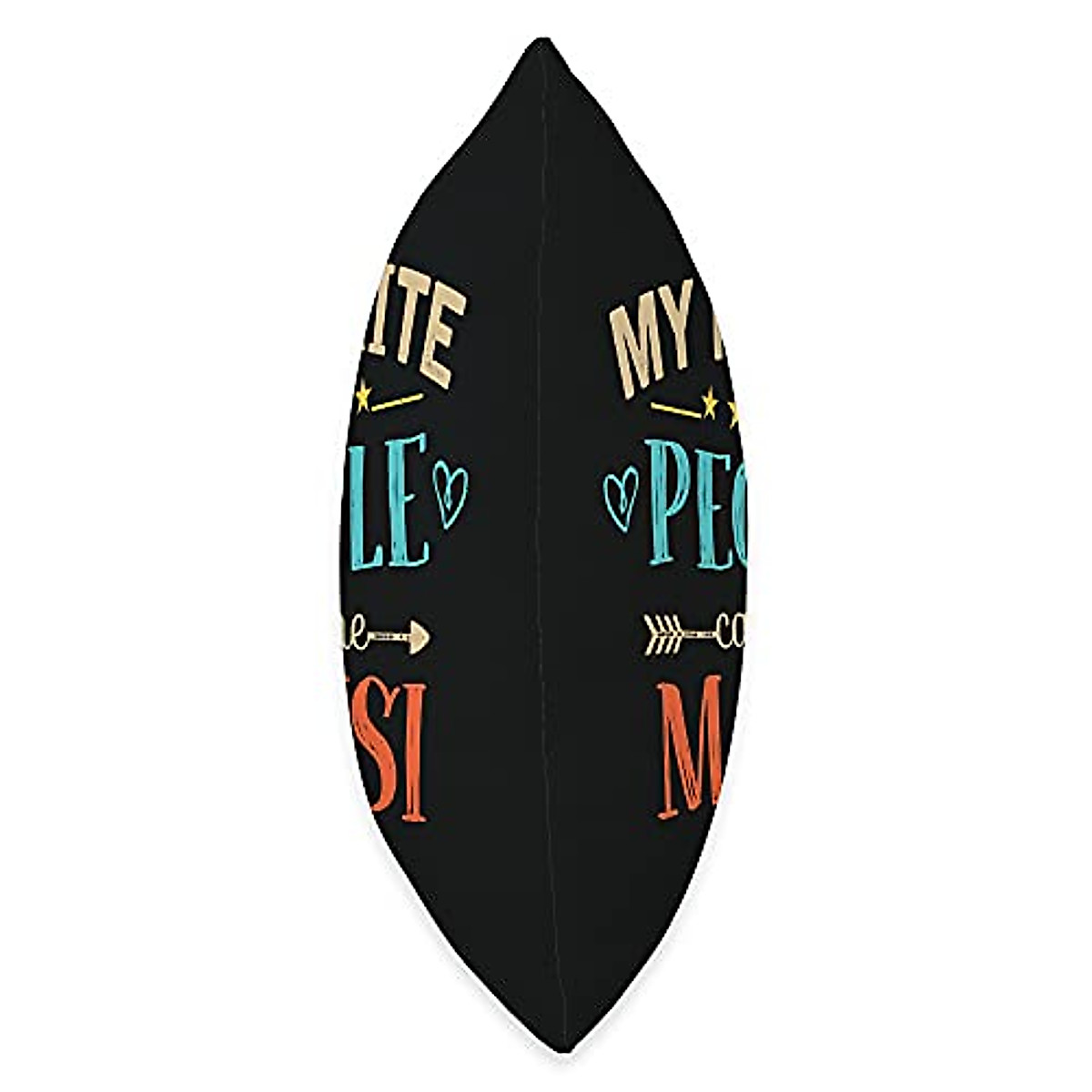 Favorite People Call Me Mausi Gifts Co My Favorite People Call Me Mausi Retro Style Funny Grandma Throw Pillow, 18x18, Multicolor