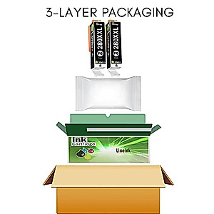 Limeink Compatible Ink Cartridge Replacement for Canon Ink 280 Cartridges 280xxl PGBK for Canon Ink Cartridges for Canon 280 Ink Cartridges for Canon TR8520 Ink Cartridges 2 BK