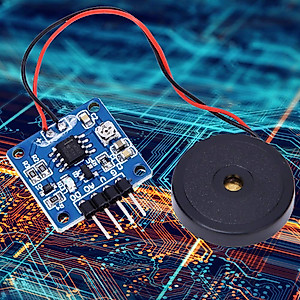 Vibration Switch Sensor Module, Piezoelectric Vibration Tapping Sensor Module Vibration Switch Module 5.0V AD/DO (1)