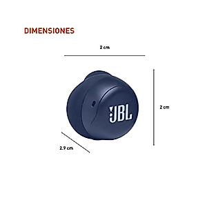 JBL Live Free NC+ - True Wireless in-Ear Noise Cancelling Bluetooth Headphones with Active Noise Cancelling, Microphone, Up to 21H Battery, Wireless Charging (Blue)