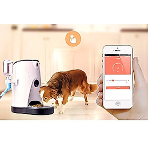 ZZK Intelligent Automatic Pet Food Feeder Pet Water Dispenser Cat Waterer Remote Video Surveillance Cat and Dog Automatic Pet Feeder