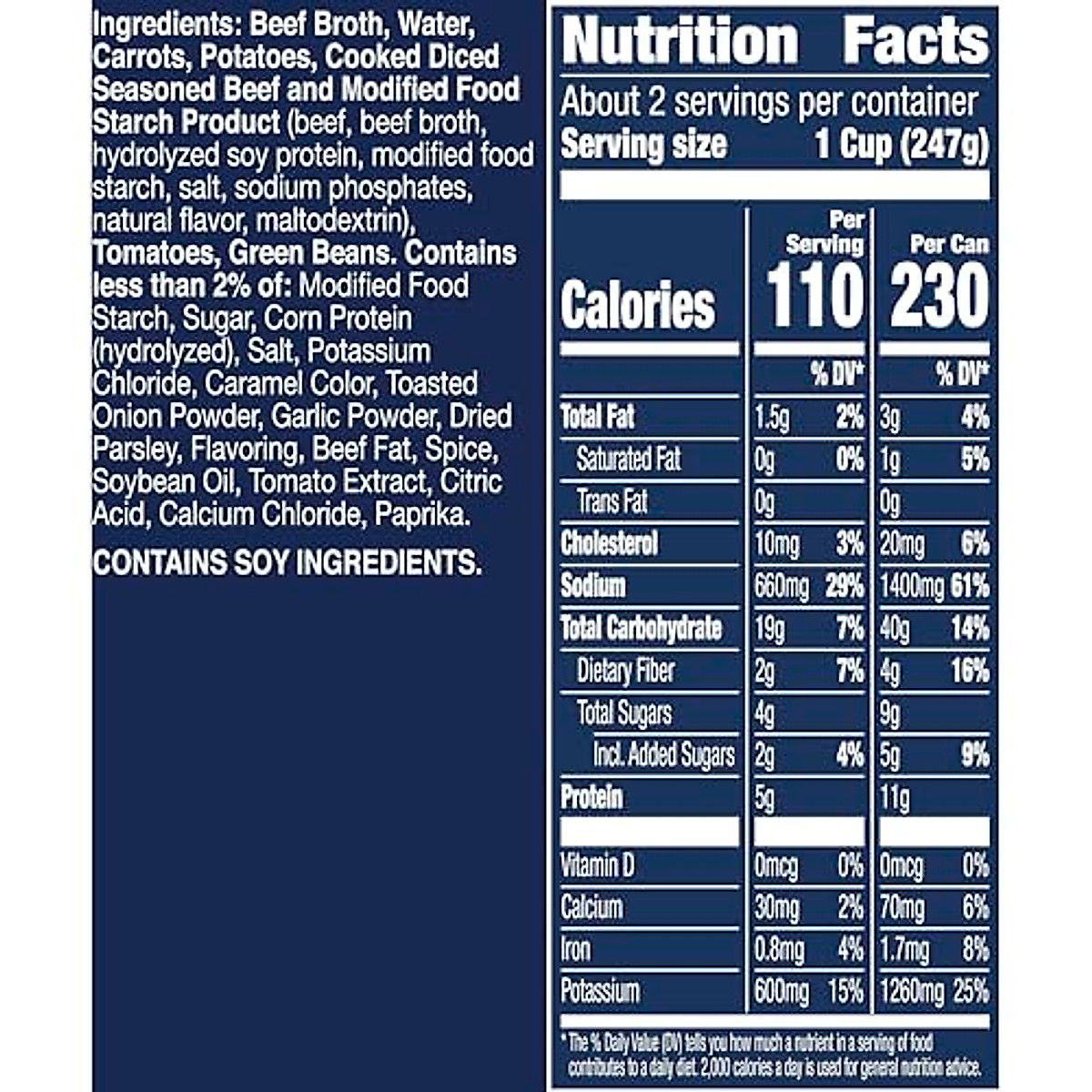 Progresso Beef Pot Roast with Country Vegetables Soup, Rich and Hearty Canned Soup, Gluten Free, 18.5 oz (Pack of 12)