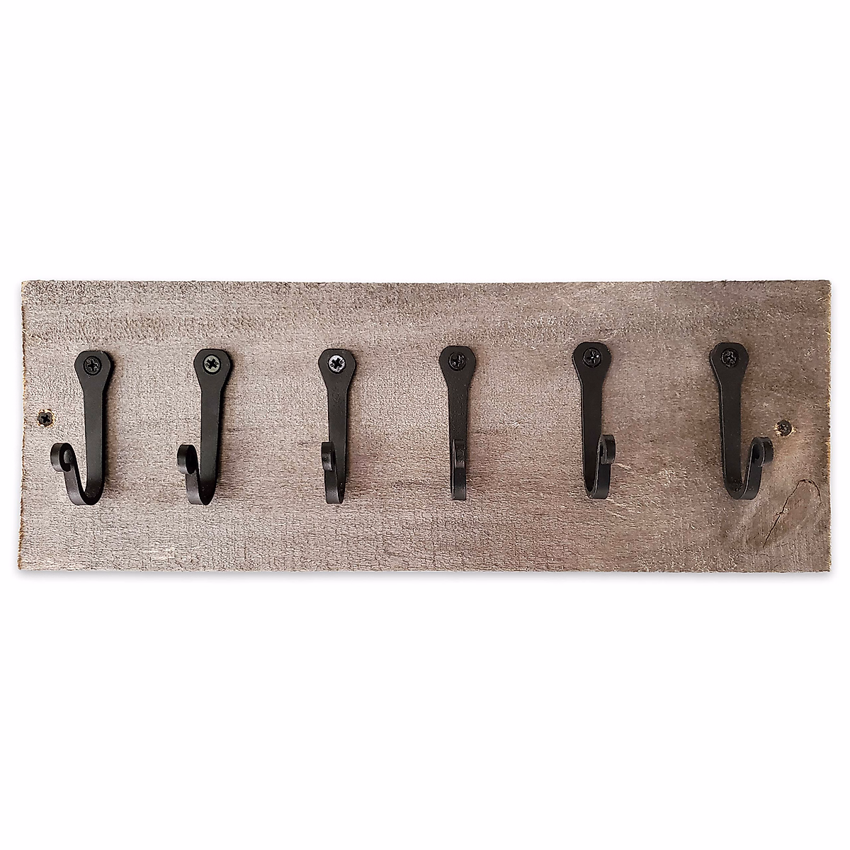 Claimed Corner - Cast Iron Wall Mounted Coat Towel Hat Scarf Bag Hook - 5 Pack (Multi Purpose (Black))