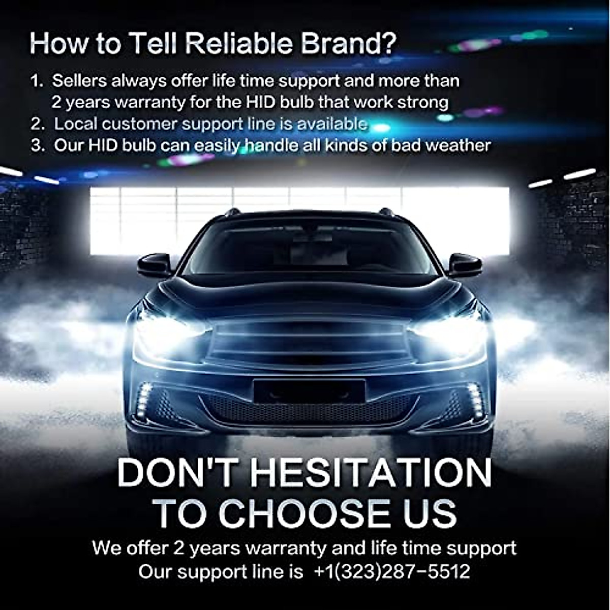 Sinoparcel D1S Xenon HID Headlights Bulb - 8000K 35W High Low Beam Replacement Bulb - Pack of 2