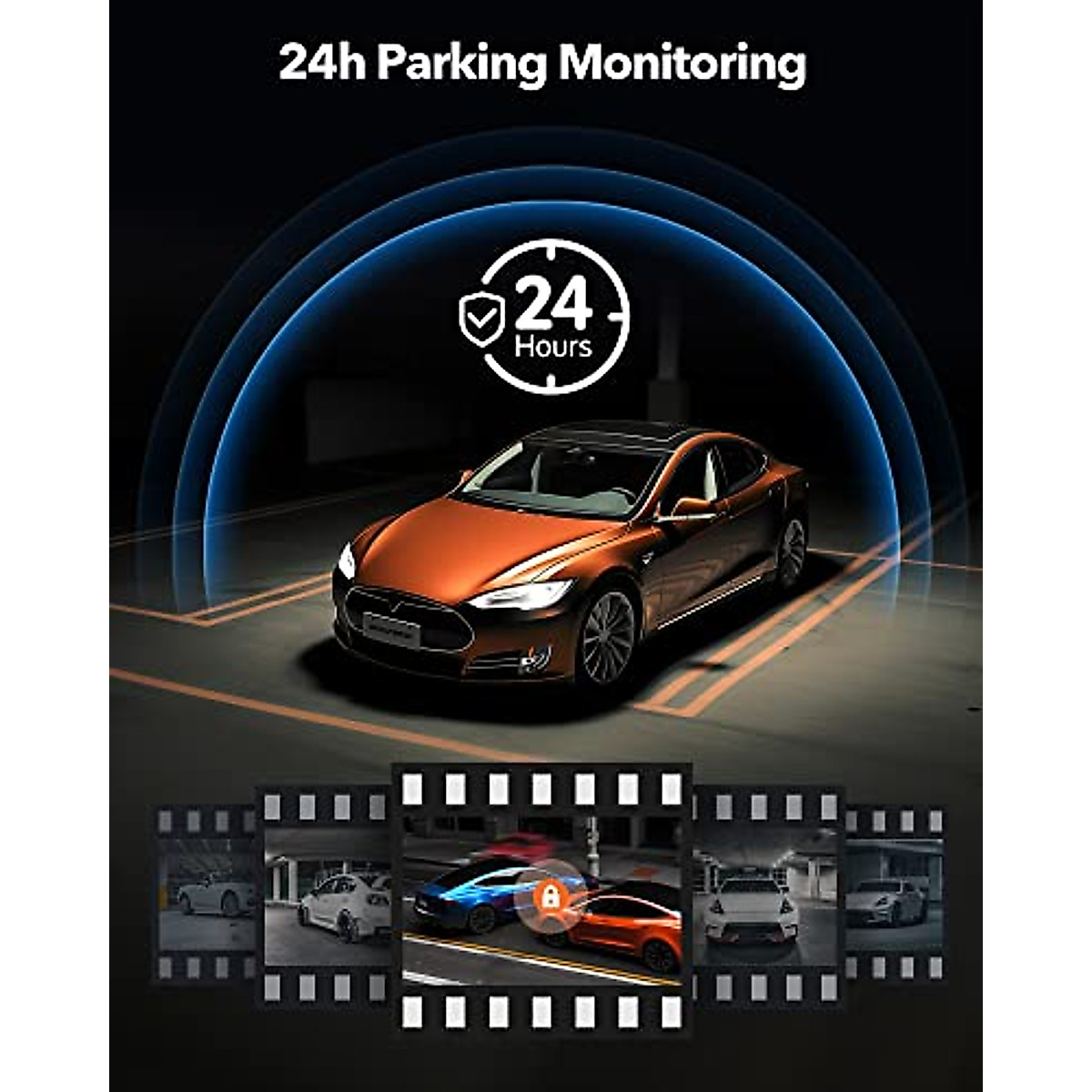 WOLFBOX G840H 2.5K Mirror Dash Cam,12'' Mirror Dash Cam Front and Rear,1080P Rear View Mirror Camera,Dual Dash Camera for Cars with 32GB TF Card & GPS,Super Night Vision,Parking Monitoring