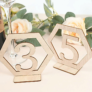 WenffbBou 30 Pieces Wood Table Numbers, 1-30 Wedding Reception Stands Numbers with Base Holder Rustic Wedding Centerpieces for Tables Number Wooden Sign for Banquet Restaurant Party Decor