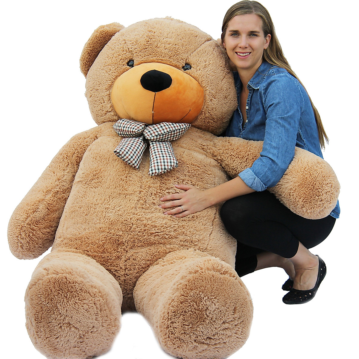 Joyfay 78" Giant Teddy Bear Huge 6.5 feet Stuffed Teddy Bear Soft Toy Valentine's Big Gift (Brown)