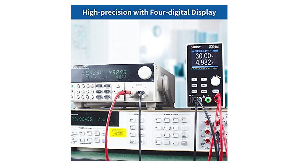 OWON SPE6103 Programmable Power Supply 60V 10A with USB