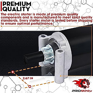Starter Motor Replaces Cub Cadet XT2 XT1 XT1-46 XT1-LT50 SLTX1050 SLTX1054 LTX1046 GT1554 i1046 i1050 1550 LT1045 LT1046 LT1050 Lawn Tractor with Kohler Courage 7000 Series 20HP 22HP 26HP Engine
