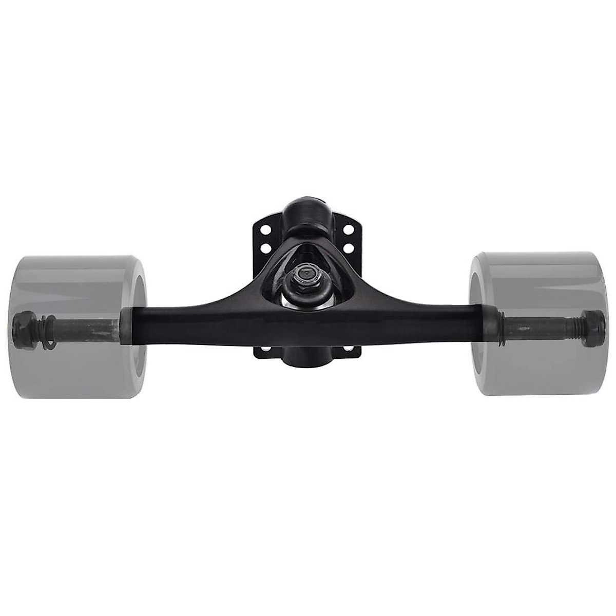 Yosoo Health Gear 2 Pack 4-8 Inch Black Aluminum Alloy Skateboard Trucks, Longboard Skateboard Trucks Surf Skate Trucks Skateboard Tool