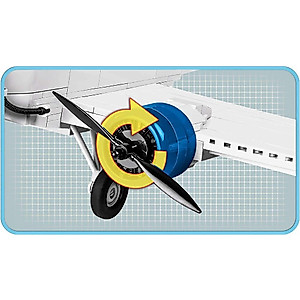 542 Pcs Historical Collection WWII Planes /5711/ Junkers Ju-52