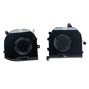 Rangale Replacement CPU and GPU Cooling Fan for Dell XPS 15 9570 XPS 15 7590 XPS 15-9570 Precision 5530 5540 Series Laptop DFS501105PR0T FKCH 008YY9 0TK9J1