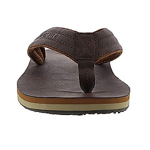 Quiksilver Men's Carver Nubuck Sandal, Demitasse/Solid, 9