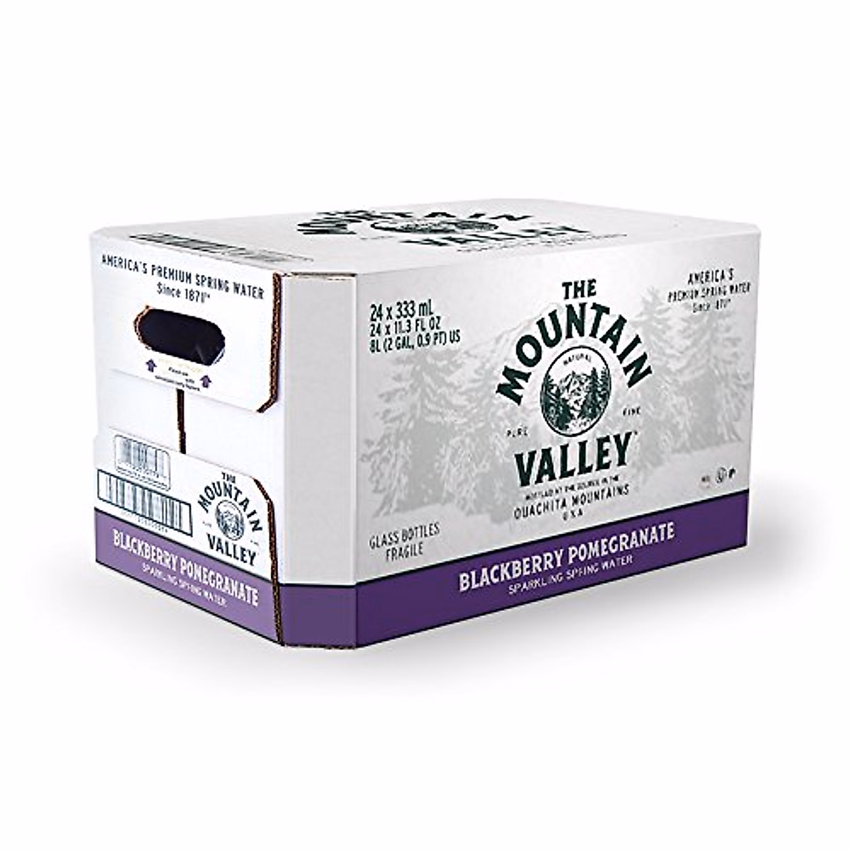 333 ML Glass Sparkling Blackberry Pomegranate