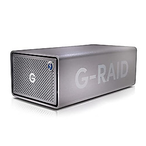 SanDisk Professional G-RAID 2 36TB 2-Bay RAID Array (2 x 18TB, Thunderbolt 3/USB 3.2 Gen 1) with 32G Storage Bundle (3 Items)