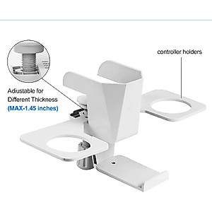 Globular Cluster Multi Functional Desktop Mount Holder for Oculus Quest 2 Headset and Controllers - Orangize Your OQ2 Elegantly- Made by VR Player - for VR Player