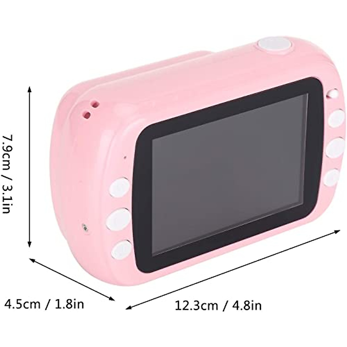 ETATOI Kids Digital Camera - 12MP Children's Selfie Camera Inches Large Screen for Boys and Girls,1080P Rechargeable Electronic Camera