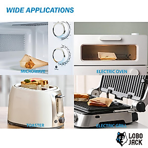 20 Pack Toaster Bags, Reusable Non-Stick Oven Bags for Grilled Cheese Sandwiches, Chicken, Nuggets, Panini and more (4 Sizes)