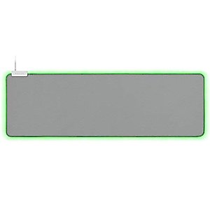 Razer Goliathus Extended Chroma Gaming Mouse Pad: Customizable Chroma RGB Lighting - Soft, Cloth Material - Balanced Control & Speed - Non-Slip Rubber Base - Mercury White