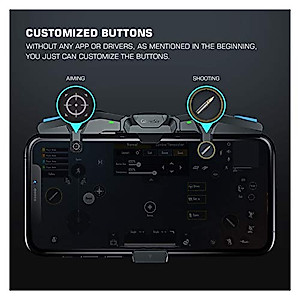 LUULYGO PUBG Mobile Game Controller Plug and Play, Suitable for iOS/Android COD Specialty Store