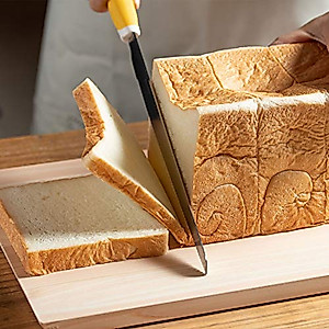 Suncraft HE-2101 Bread Knife, Smooth, Bread Cutter, Cuts Freshly Baked and Hard Breads, Loved by Professionals, Made in Japan