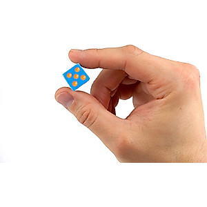 Regal Games Velocity Dice Game Set with Case - Square Dice Colored Set for Family Game Night - 2 to 4 Player (40 Dices)