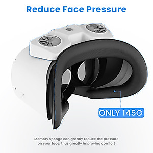 VR Face Cover Fan Accessories Head Strap