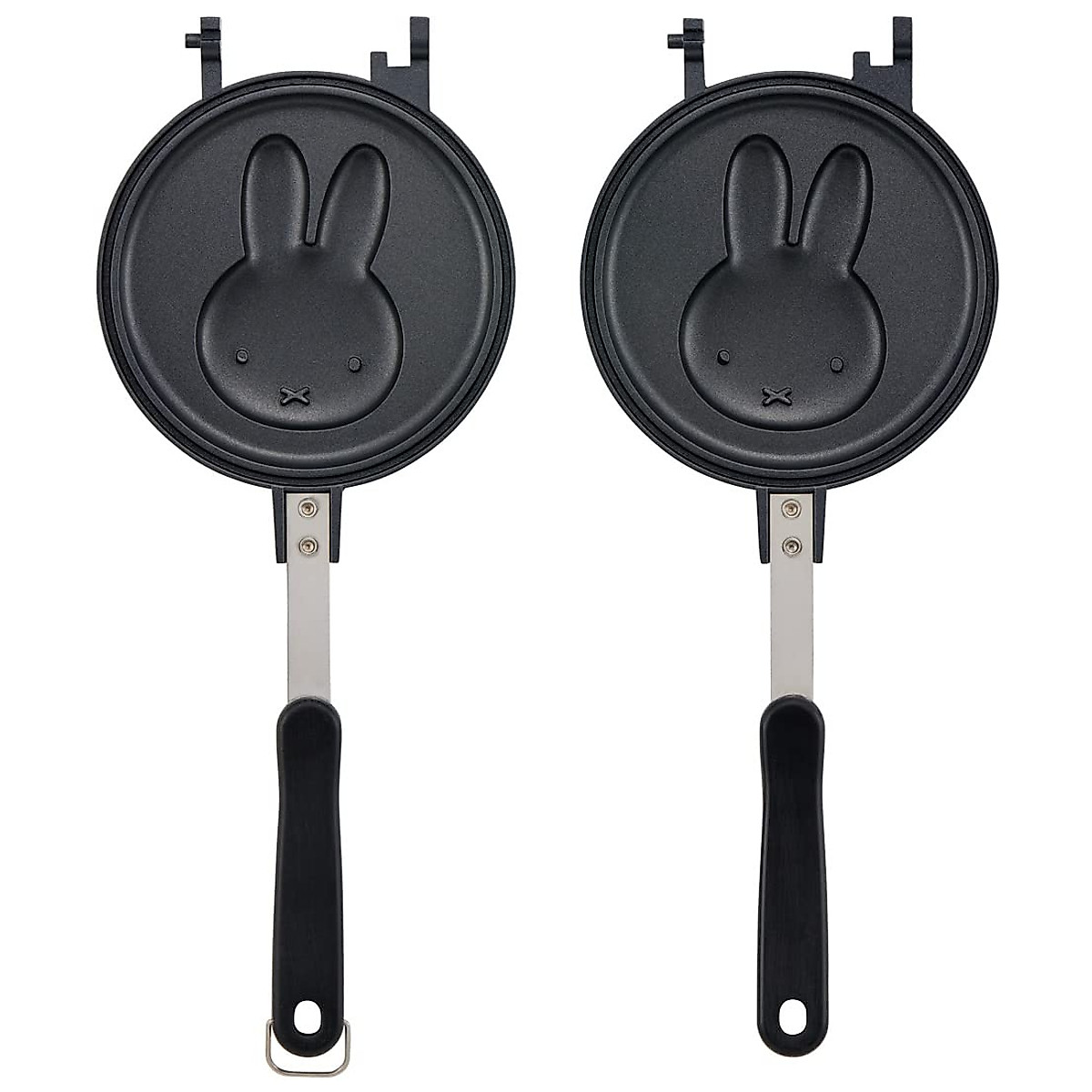 Skater ALHOC1-A Pancake Maker, Fun for Parents and Children, Direct Fire, Aluminum, Miffy Easy Care