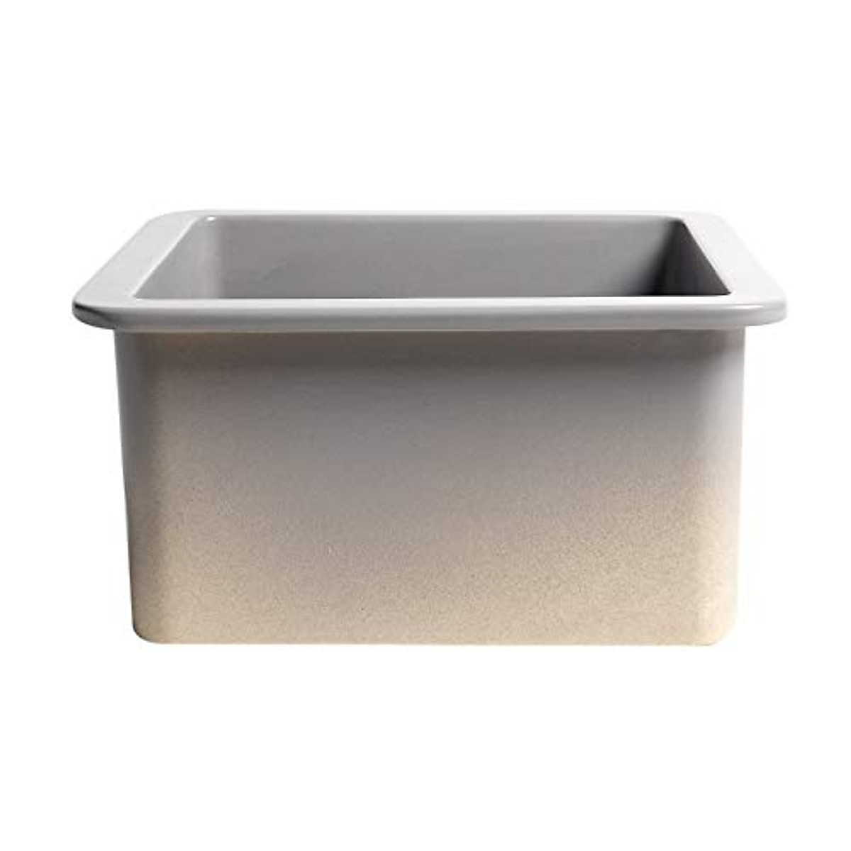 ALFI brand ABF1818S-GM Kitchen Sink, Grey Matte