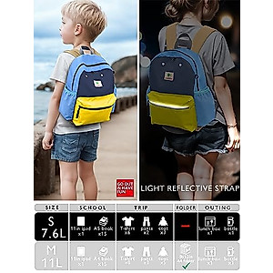 Preschool Toddler Backpack For Boys Girls, Toddler School Mini Backpack For School & Travel, Small Kids Child Backpacks, Preschool Kindergarten Elementary Toddler bag, 11" H, For Kids 2-4, Small