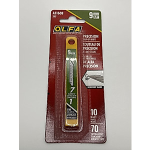 OLFA 5007 A1160B 9mm Snap-Off Art Blade, 10-Pack (2 Pack)
