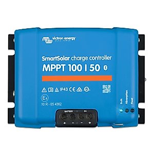 Victron Energy SmartSolar MPPT 100V 50 amp 12/24-Volt Solar Charge Controller (Bluetooth)