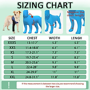 Dog Recovery Suit, Cone Collar Alternative, Abrasion Resistant Dog Recovery Sleeve, Washable 2.5mm Thick and Waterproof, Pet Wounds Prevent Licking, Bite, Keep Dry (XL)