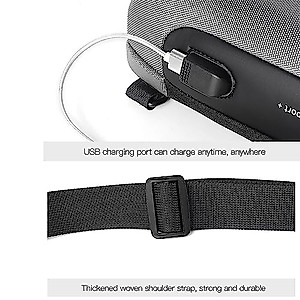 Hounyoln Chest Bag for MSI Claw & Odin 2, Carry Case Shockproof Shell Protective Crossbody for Travel and Home Storage Odin 2 (Blue)