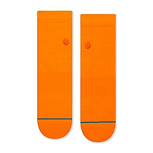 Stance Icon Quarter Socks (Large, Orange)