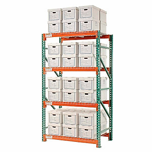Global Industrial Record Storage Rack Starter Letter Legal 48"W x 36"D x 96"H