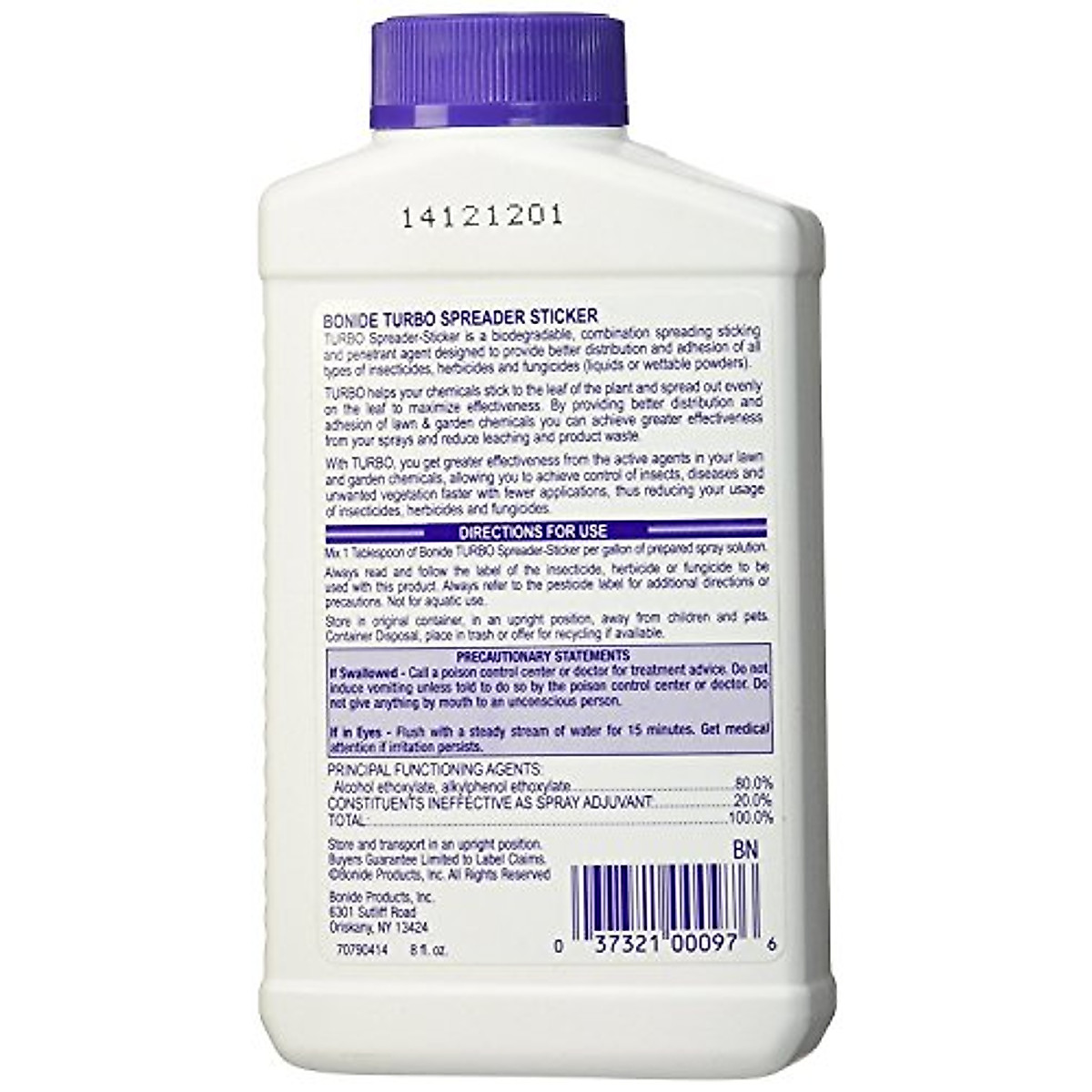 Bonide 097 Turbo Spreader Sticker 8 oz. - 2 Pack