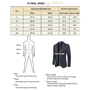 Men's Fashionable Plaid Blazer Lightweight Wrinkle Free 2 Buttons Casual Sport Coats