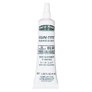 Uncle Mike's Gun-Tite Glue Gun-TITE Glue Resealable Tube, Blister 16310, Black