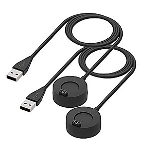 2-Pack Charger Compatible with Garmin Approach S62 Charger Cradle Dock Replacement Portable Charging Docking Station + USB Cable Cord