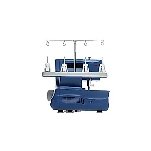 SINGER | S0230 Serger Overlock Machine With Included Accessory Kit - Heavy Duty Frame - 1300 Stitches Per Min - 4 Thread - Differential Feed - Making The Cut Edition , Blue