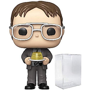 Funko The Office - Dwight Schrute with Gelatin Stapler Pop! Vinyl Figure (Bundled with Compatible Pop Box Protector Case)