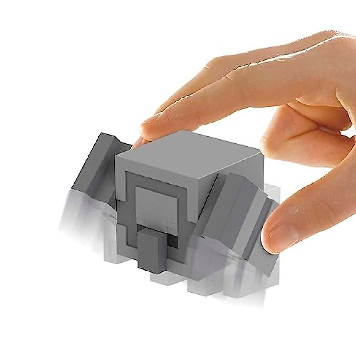 Mattel Minecraft Legends Action Figure, Cobblestone Golem with Attack Action & Accessory, Collectible Toy, 3.25-inch