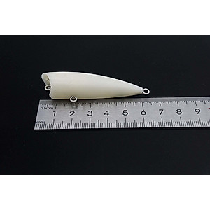 10PCS Unpainted Lure Blanks 5.47g 6.3cm with 6mm Free Fishing Eye Crankbait Baits Simulation Blank Body Clear Hard Baits Trout Salmon Minnow Lure Popper Lures Topwater Freshwater 8123