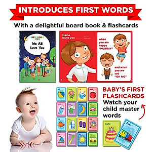 Einstein Box for 1 Year Olds | Birthday Gift for Boys & Girls Aged One Year| Board Books, Flash Cards, Learning Activities for Toddlers | STEM Learning & Educational Toys (1 Box Set)