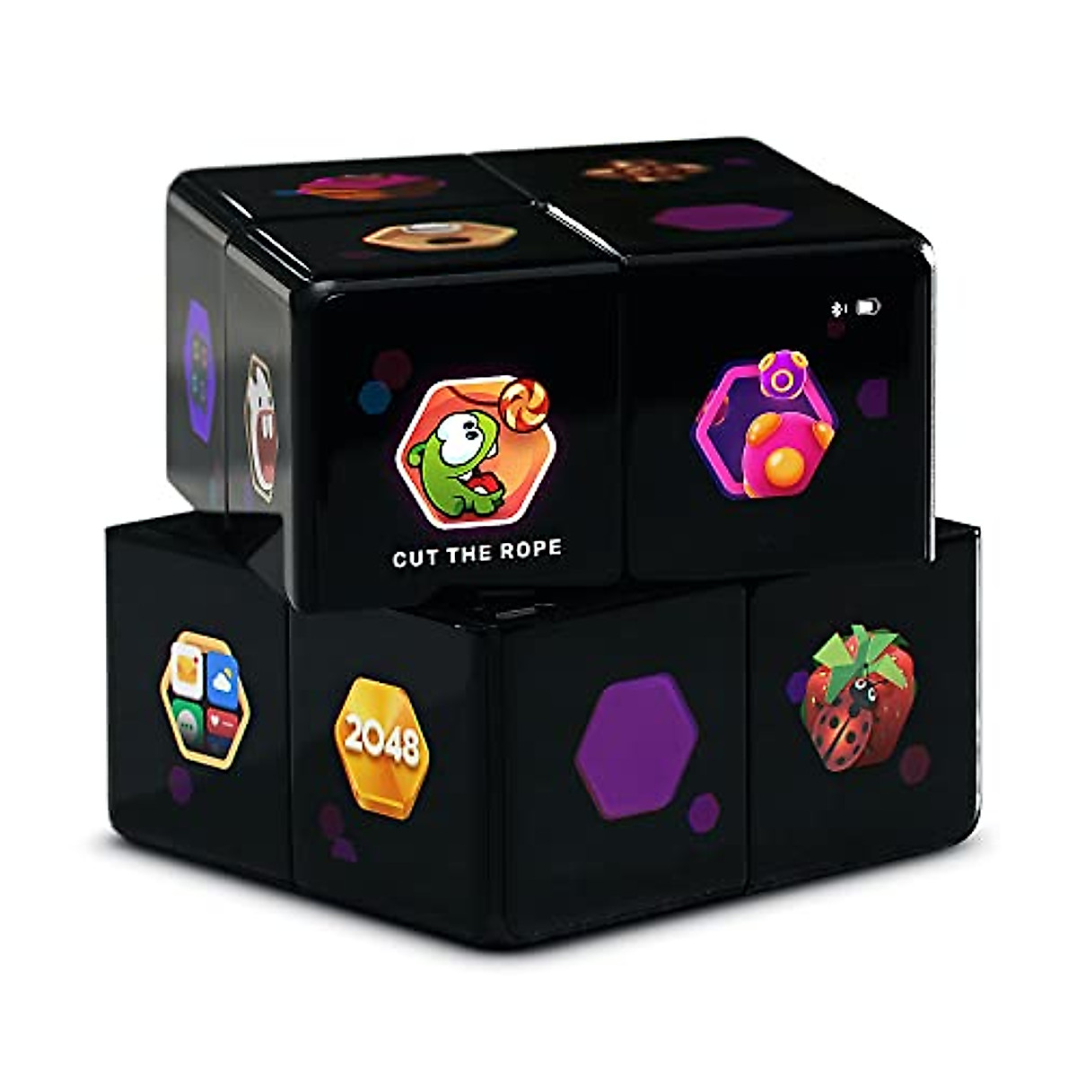 WOWCube System Black Edition - Puzzle Gaming Console, 40 Games and apps, STEM Certified