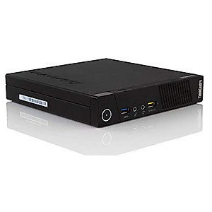 Lenovo ThinkCentre M93P Tiny Desktop, Intel Core i5-4570T, 8GB RAM, 256GB SSD, Windows 10 Pro 64-bit (Renewed)