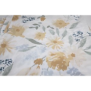 Threshold Floral Shower Curtain Yellow/Blue